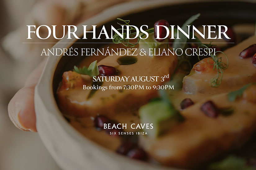 Beach Caves presenta The Four Hands Dinner